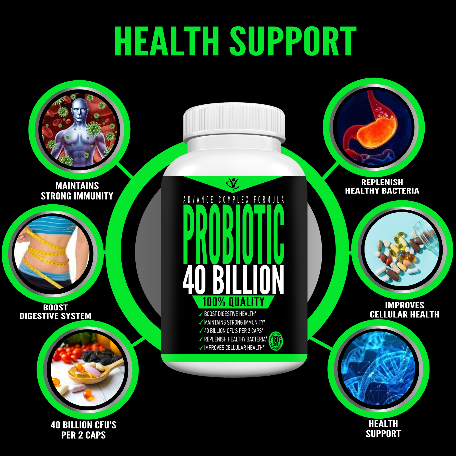Probiotic Capsules – Total Boosters