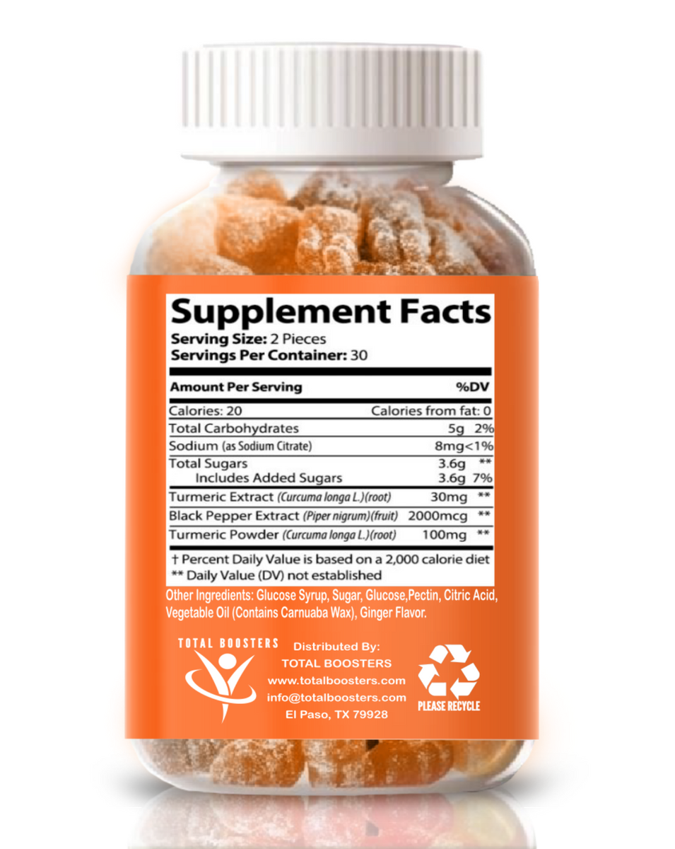 Best Turmeric Gummies With Proven Benefits - Total Boosters