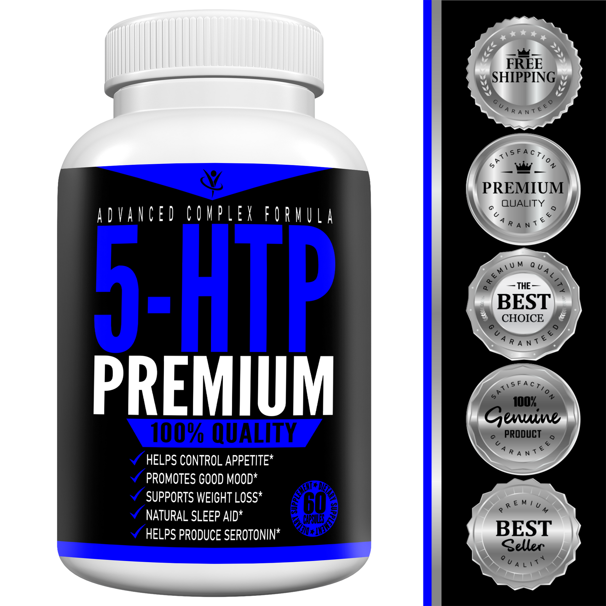 5-Hydroxytryptophan HTP Capsules; 5 HTP Slogar; Solgar 5 HTP Comples ...