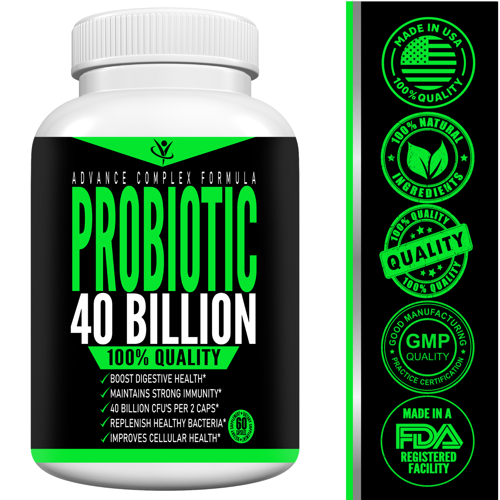 Probiotic Capsules – Total Boosters