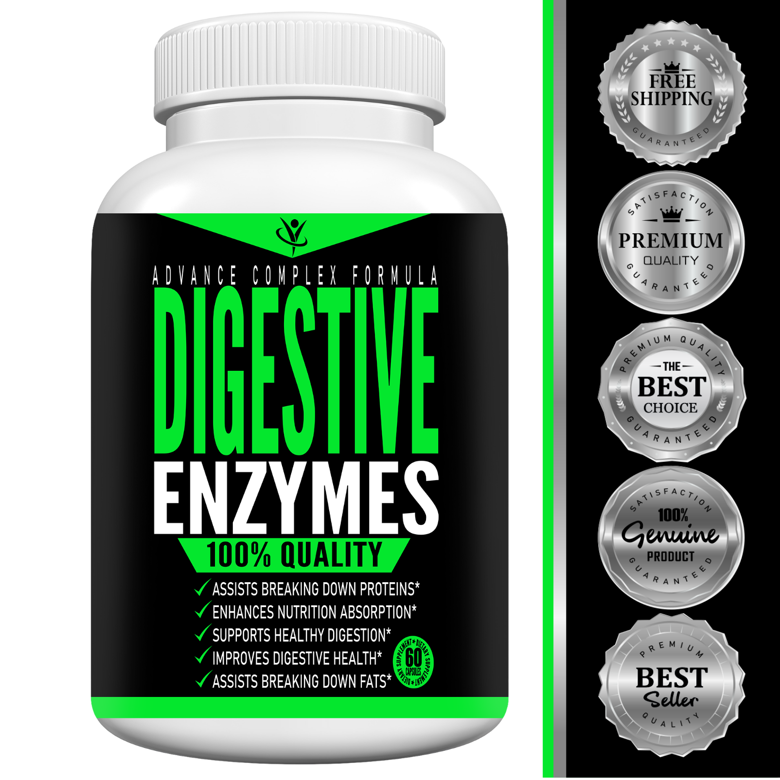 Digestive Enzymes Capsules - Best Selling Pills In The Market With ...