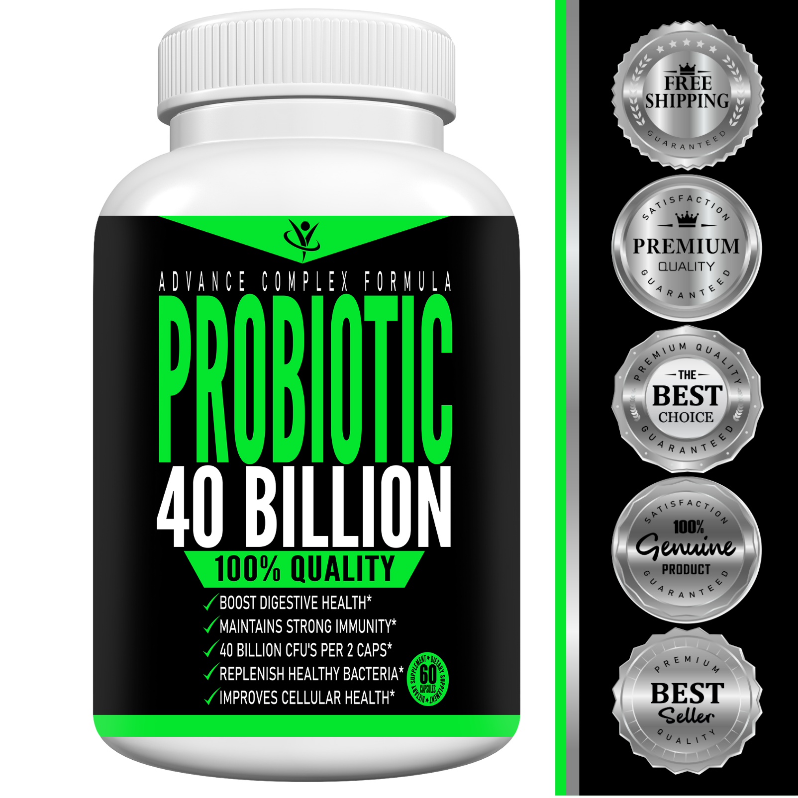 Probiotic Capsules – Total Boosters