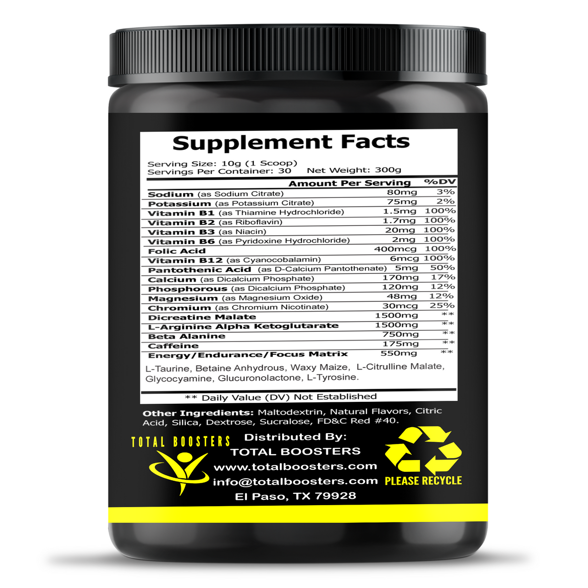Choque Nítrico; Nitric Shock Powder; Pre Work Out Diet Supplement ...