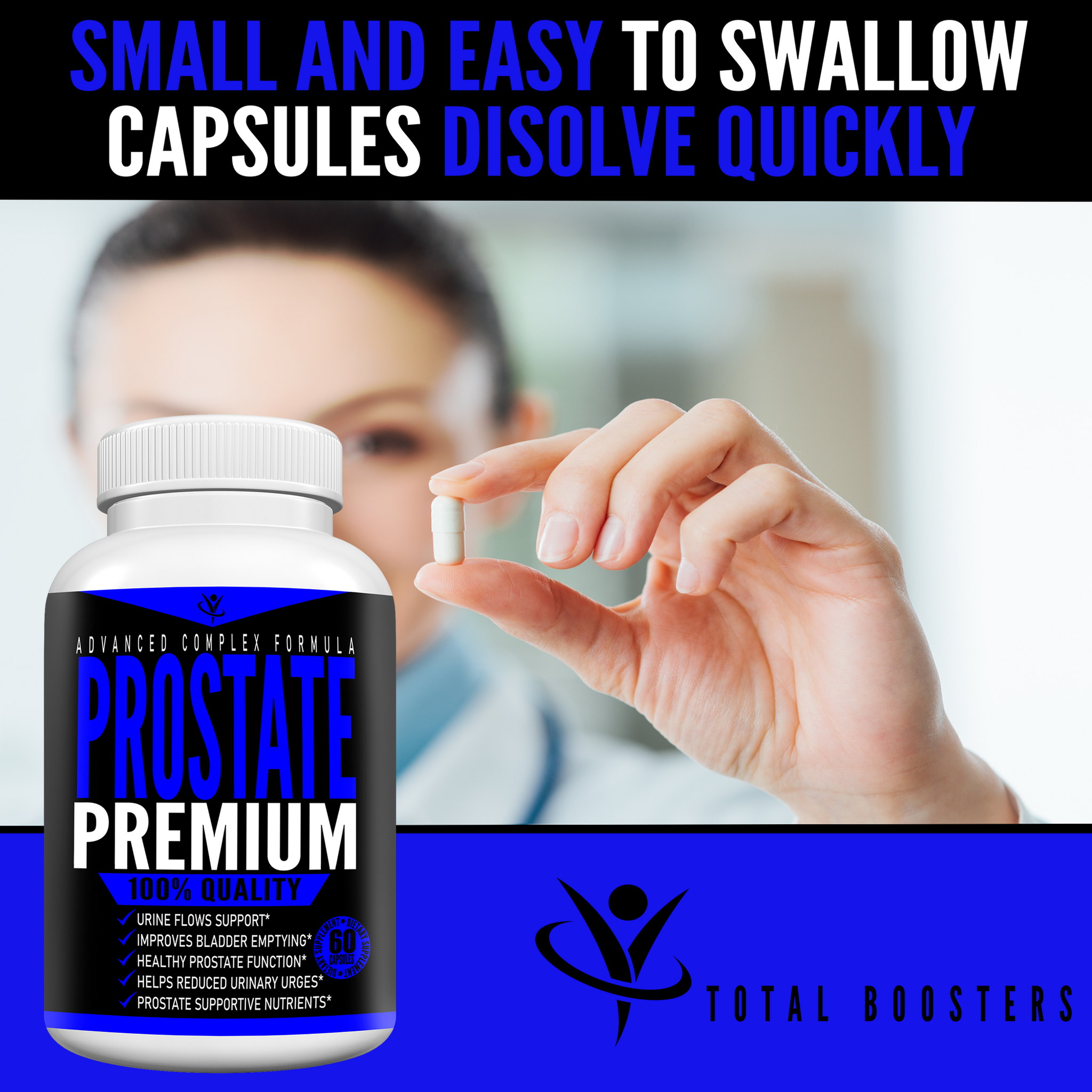 Prostate Formula Capsules – Total Boosters
