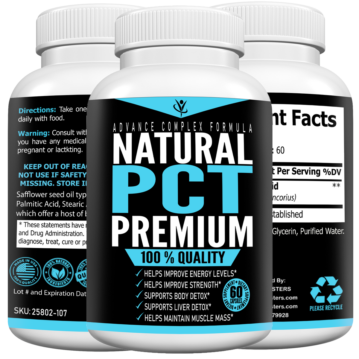 Natural PCT Capsules – Total Boosters