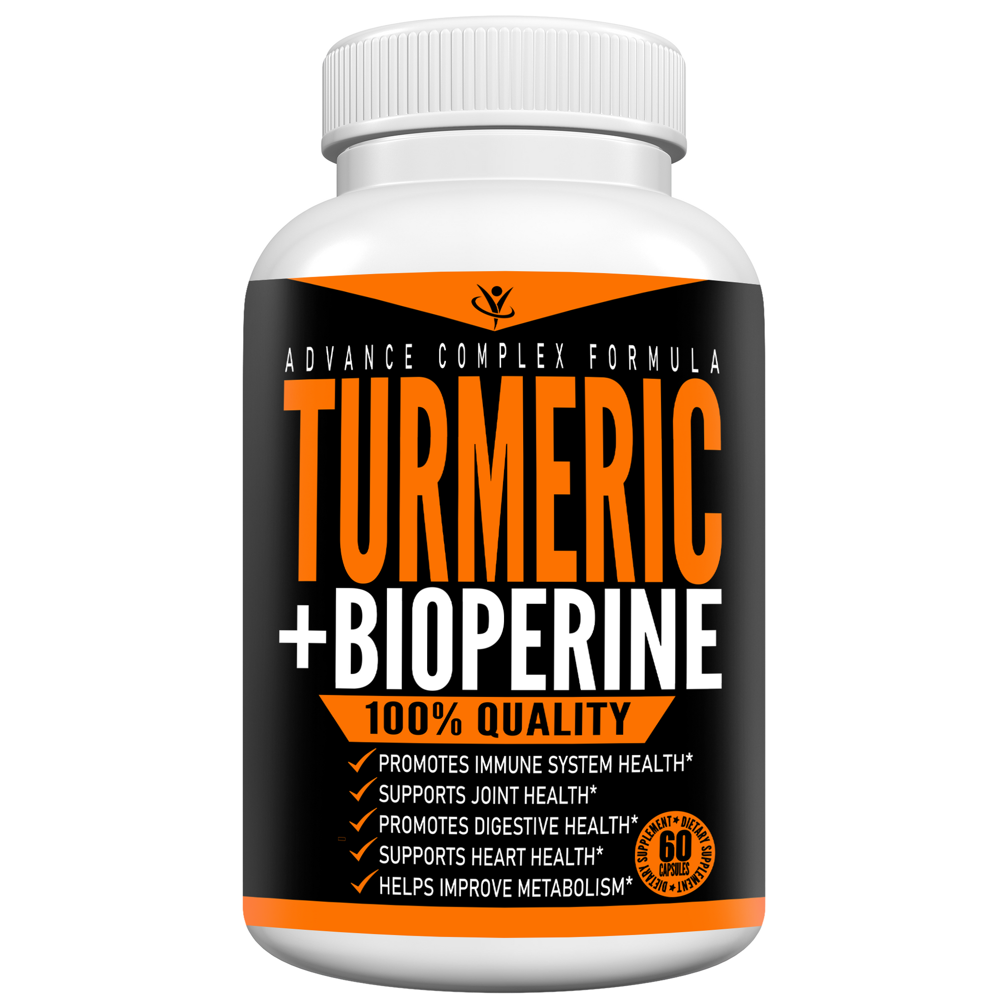 Turmeric With Bioperine Capsules – Total Boosters